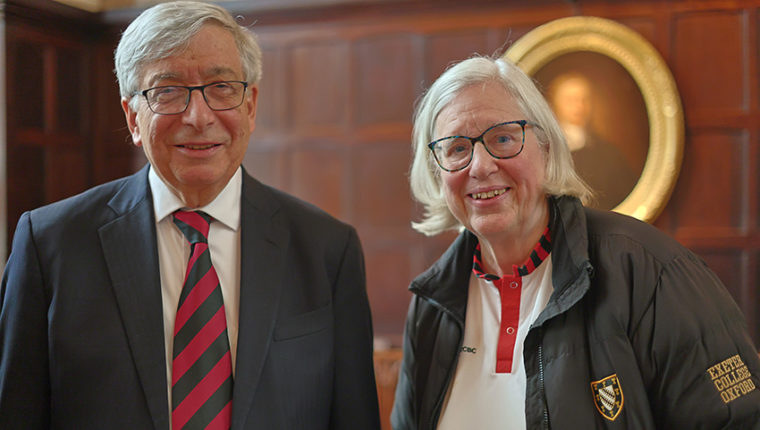 Exeter College says farewell to Rector Trainor and Professor Marguerite ...